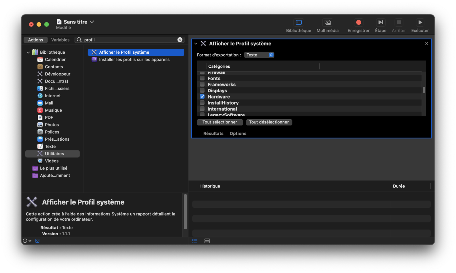 Créer une application Automator simple - Agnosys