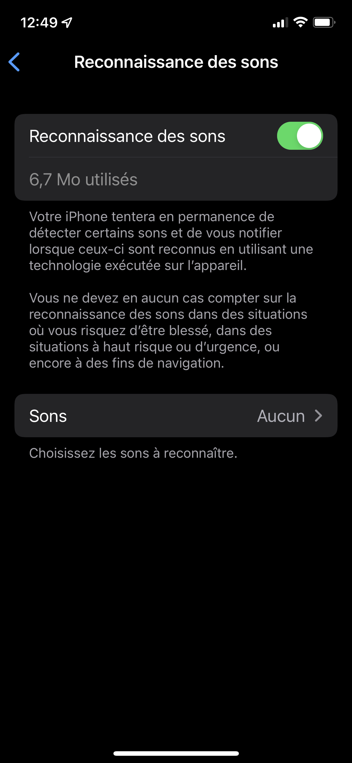 Activer la fonctionnalité de reconnaissance des sons de l'iPhone - Agnosys