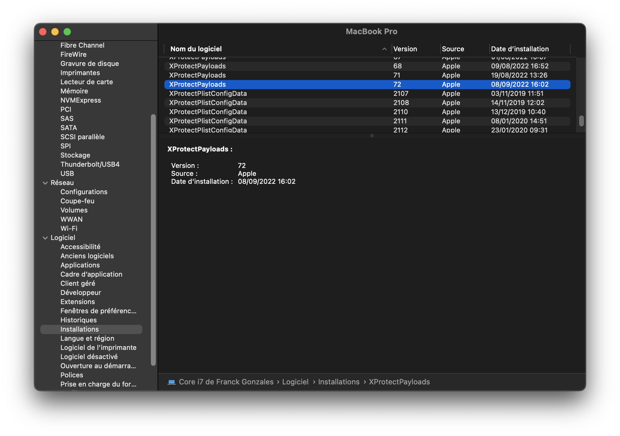 XProtect Remediator : le logiciel de protection antivirus de macOS ...